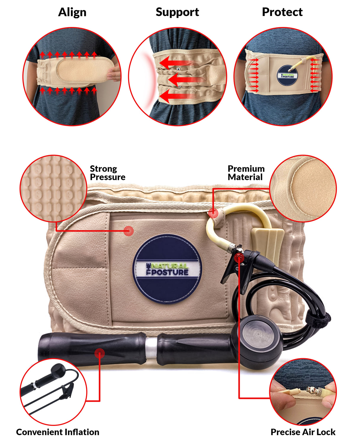 Lumbar Decompression Belt | The Natural Posture