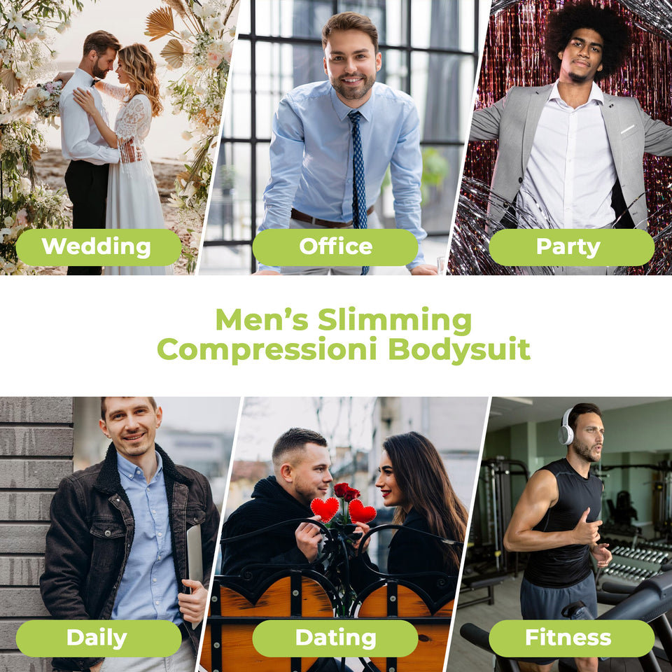 Mens Full Body Compression Shaper | The Natural Posture